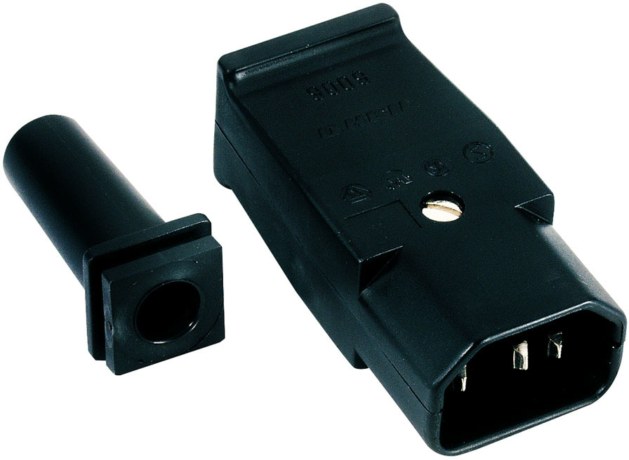 Adam Hall Connectors 8102 C Conector aéreo de Alimentación IEC macho ...