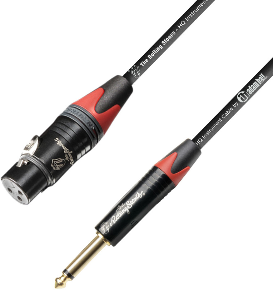 Adam Hall The Rolling Stones® - Cable Neutrik de XLR a Jack 3 m - DJMania