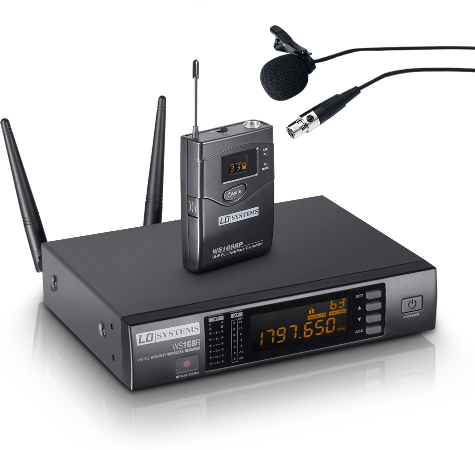 LD Systems WS 1 G8 BPL - Sistema inalámbrico con Petaca y Micrófono ...