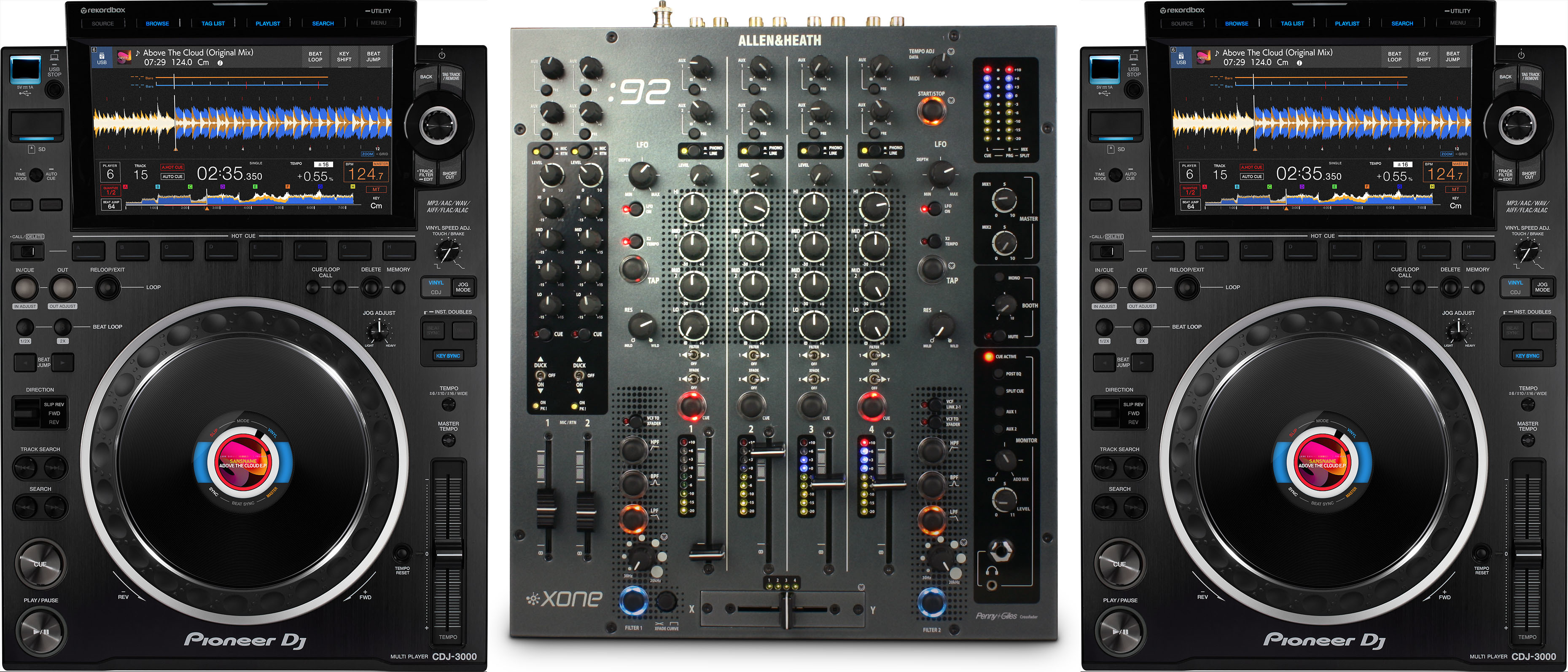 Allen & Heath Xone:92 + 2x Pioneer DJ CDJ 3000 - DJMania