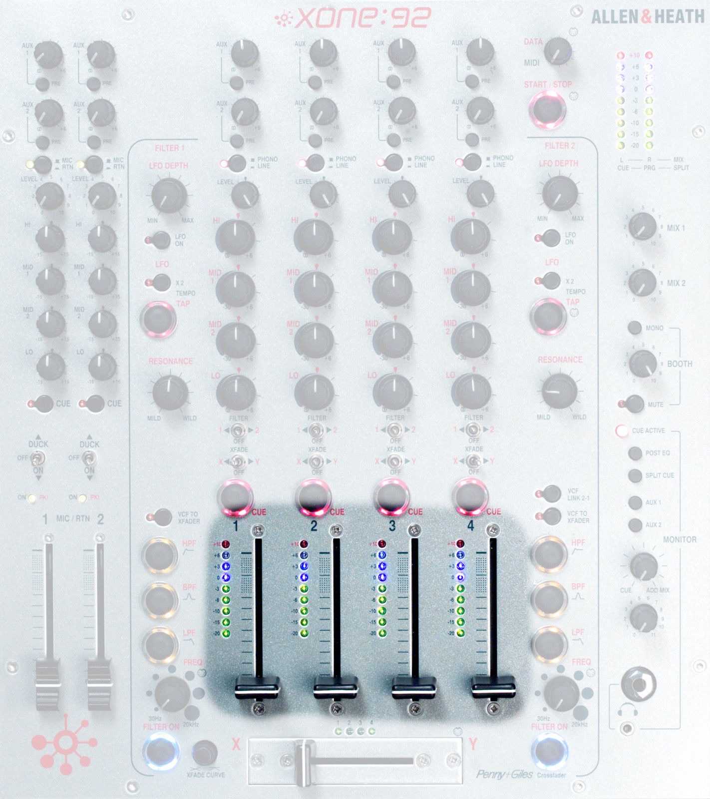 Allen & Heath Xone:92 fader 003-144 - DJMania