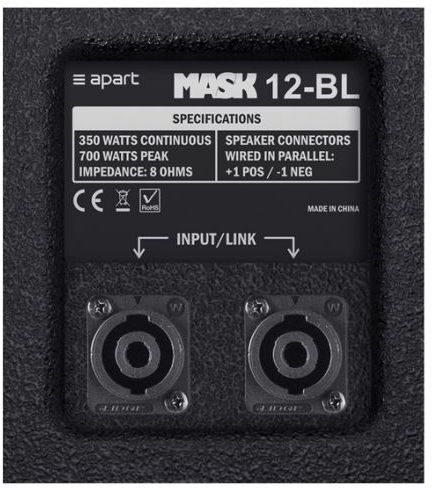 Apart MASK 12 Negro - DJMania