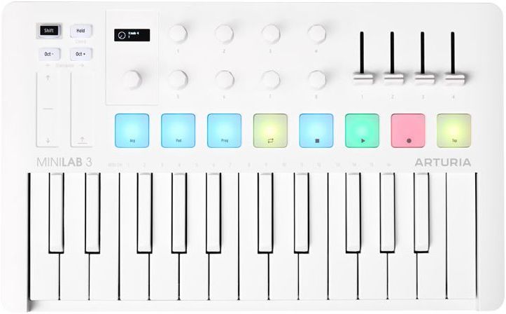 Arturia MiniLab 3 Alpine White - DJMania