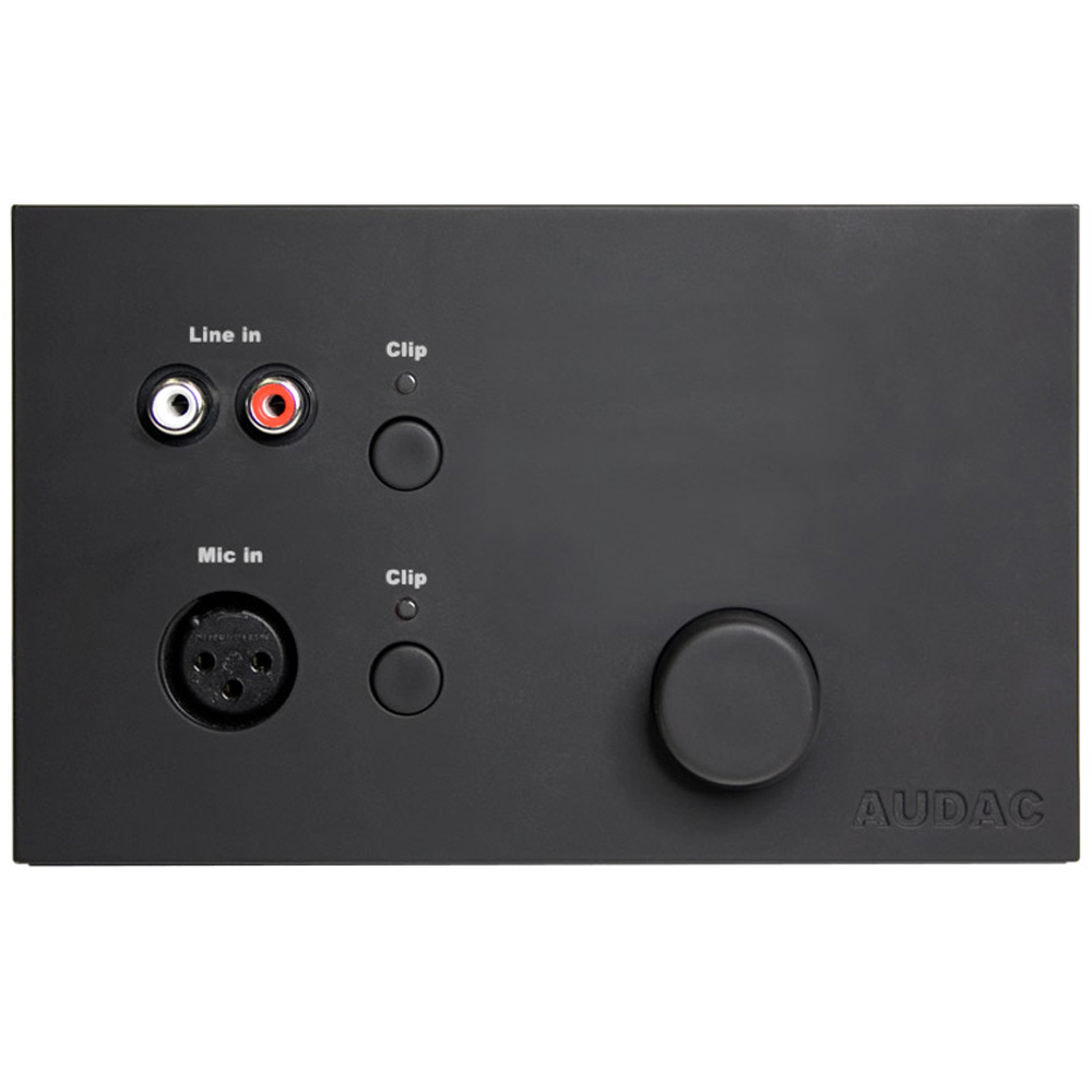 Audac WP 523 B Mezclador remoto mural para AULX523W negro - DJMania