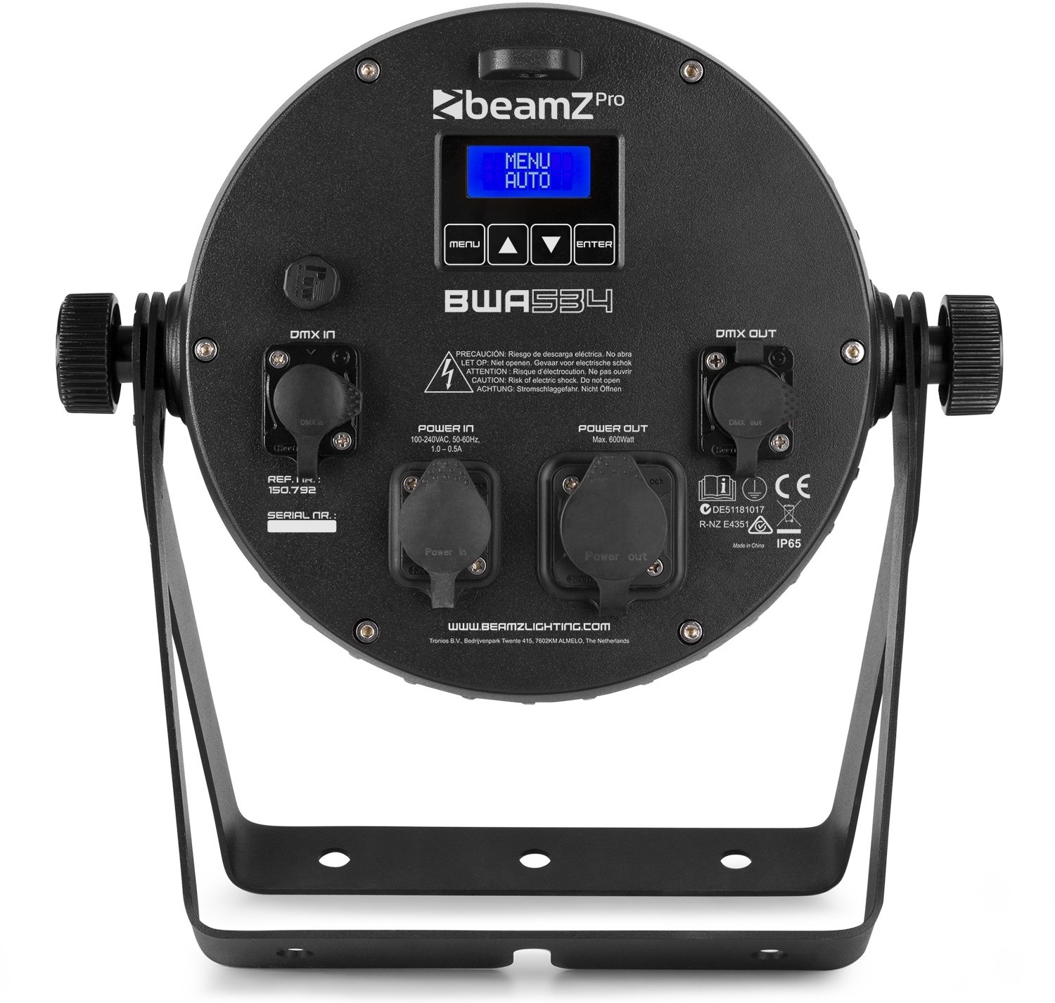 BeamZ BWA534 Foco LED IP65 12x 15W 6 en 1 - DJMania
