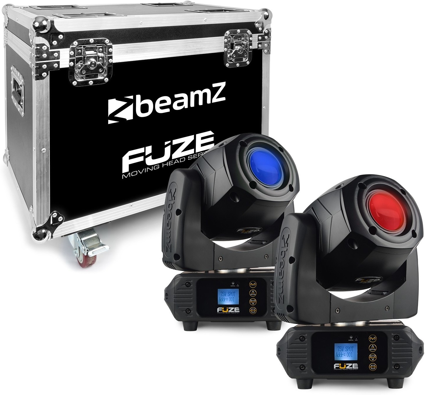 BeamZ Fuze75S Spot 75W LED SET FlightCase - DJMania