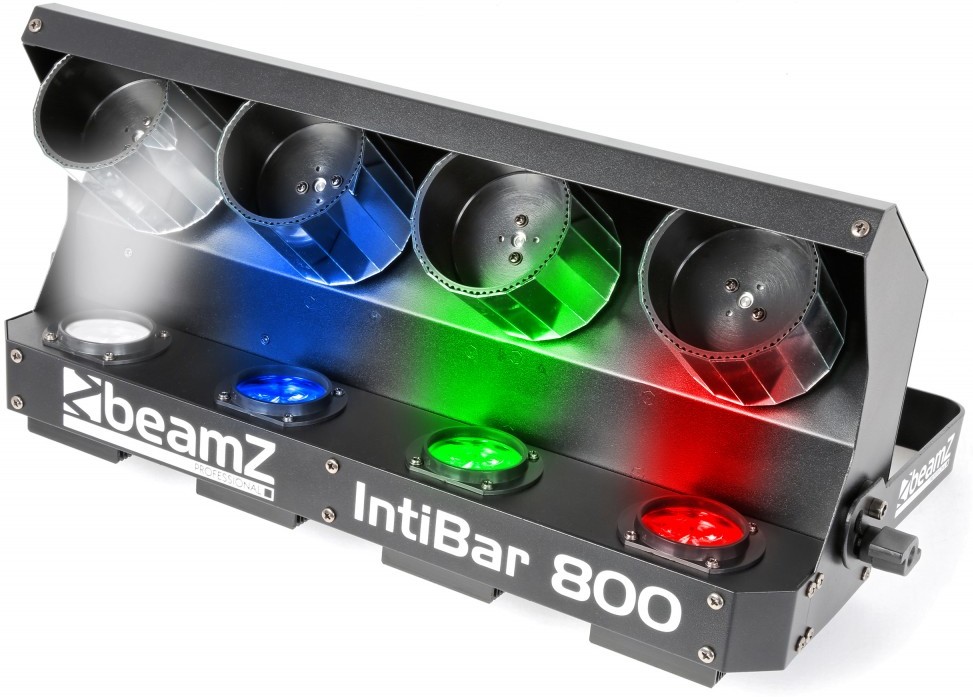 BeamZ IntiBar800 Scaner de barril de 4 cabezales 4x 10W LEDs DMX - DJMania