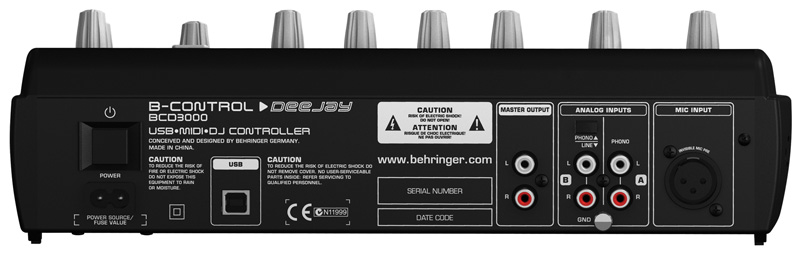 Behringer B-Control Deejay - BCD3000 - DJMania