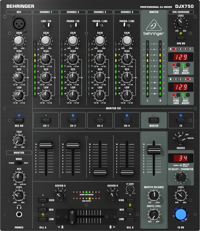 Behringer DJX 750 - DJMania