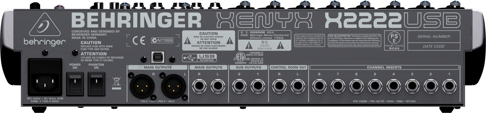 Behringer Xenyx X2222USB - DJMania
