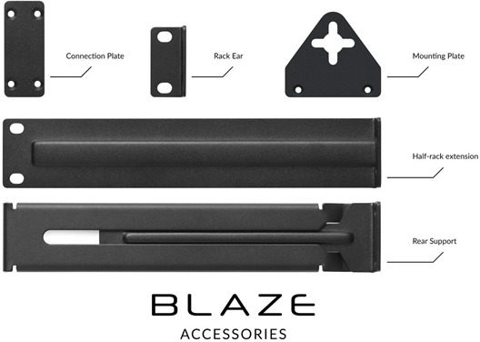 Blaze Audio Rack Mount Kit Half Rack - DJMania
