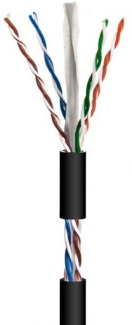 Bobina UTP Cat 6 rígido exterior - Bobina de 100 metros - DJMania
