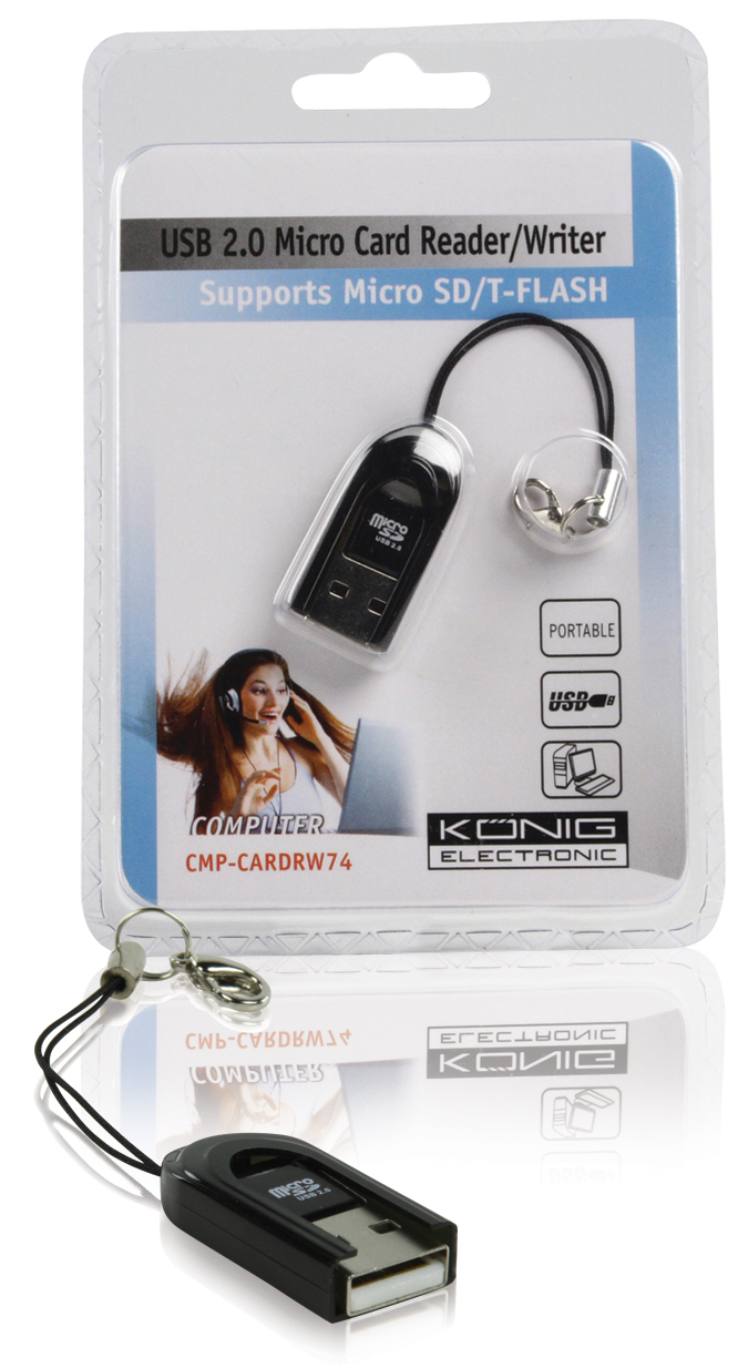 Lector de tarjetas Micro SD/T-FLASH USB 2.0 - DJMania