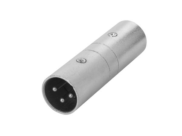 Conector XLR de 3 polos - macho a macho - DJMania