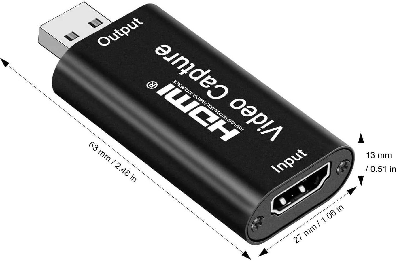 Capturadora de vídeo HDMI a USB 3.0 - USB Video UVC FullHD 1080P @ 60 ...