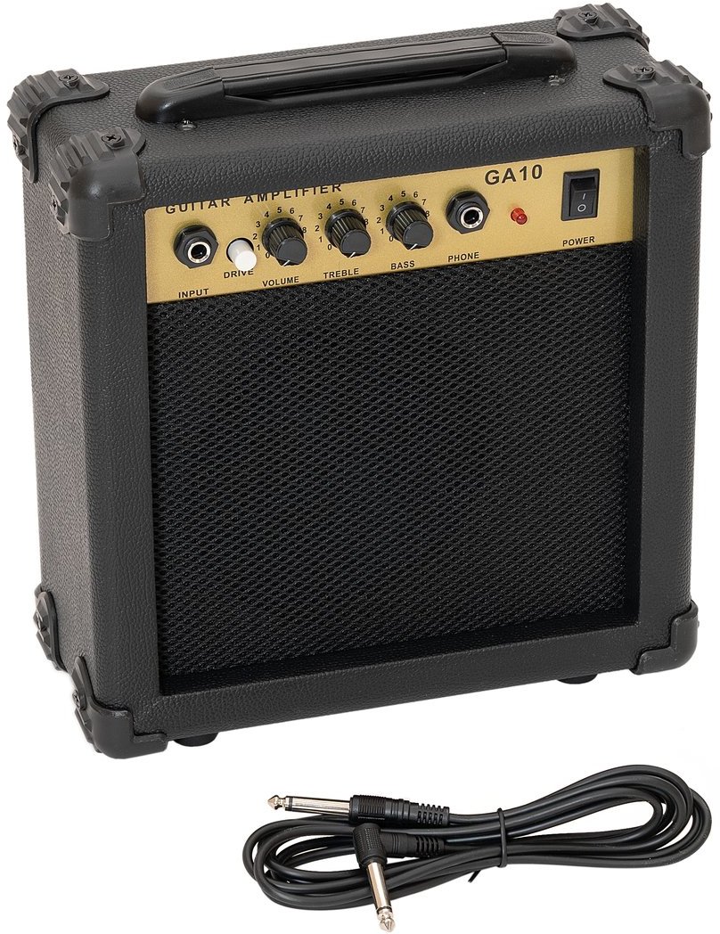 DIMAVERY EGS-1 Electric guitar set, black - DJMania