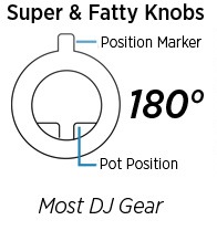 DJ TechTools Chroma Caps Super Knob Glow In the Dark - DJMania