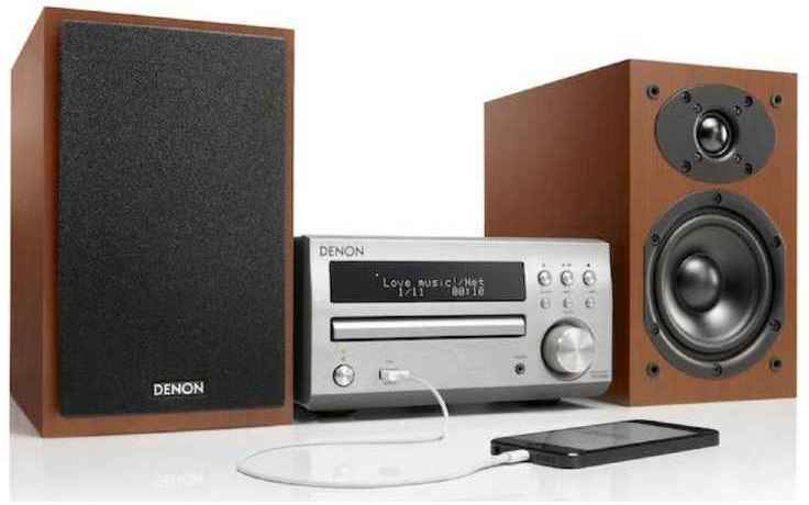 Denon DM 41 Plata/Cherry - DJMania