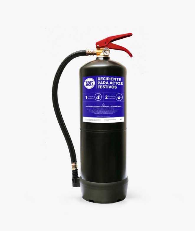 Extintor Polvos Holi - 6Kg Azul Oscuro - DJMania