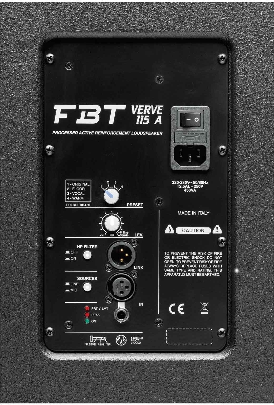 FBT VERVE 115 A - DJMania