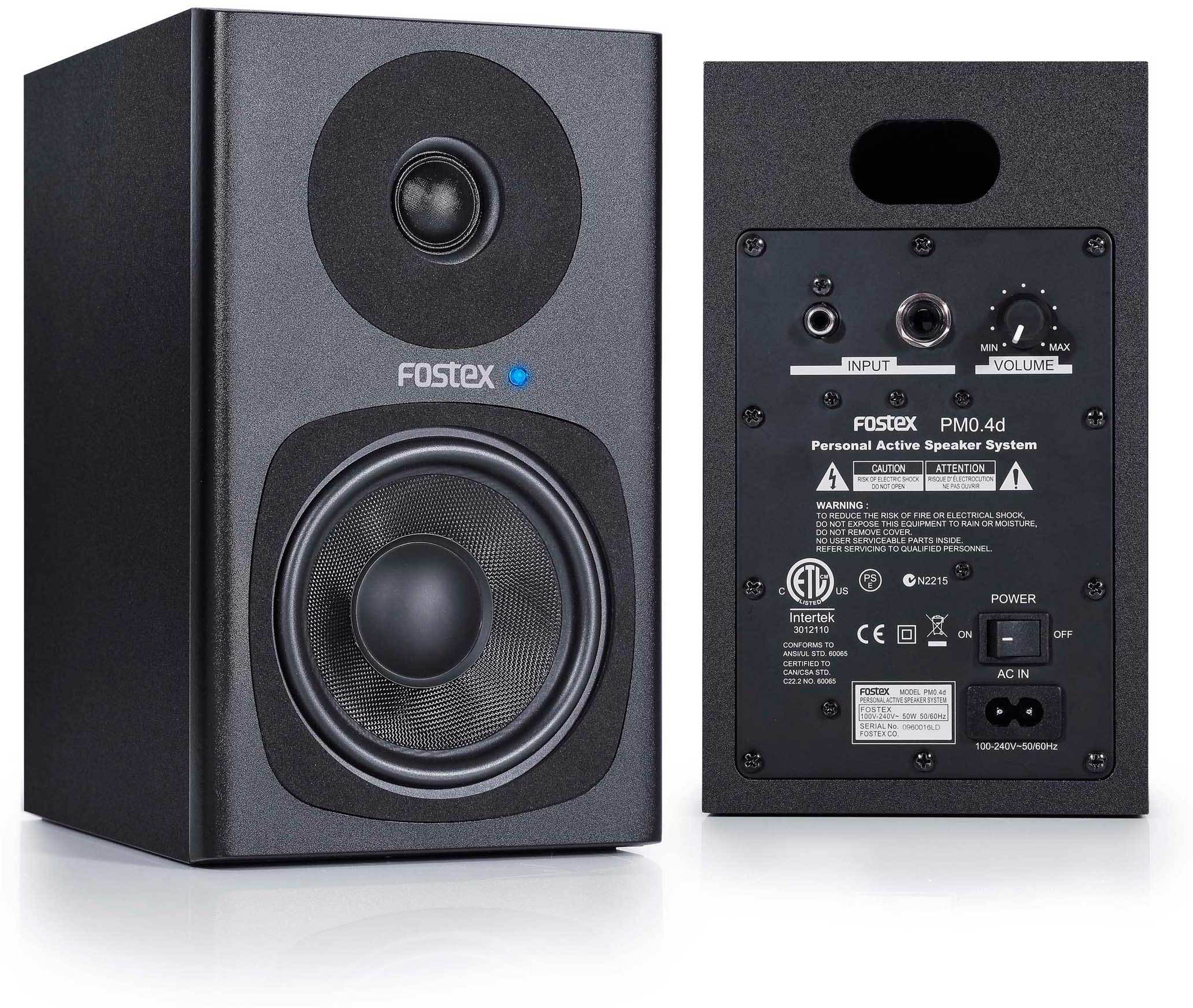 Fostex PM-0.4D Negro (Pareja) - DJMania