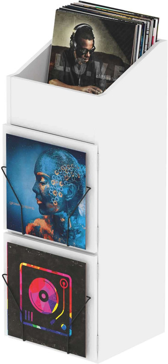 Glorious Dj Record Box Display Door White - DJMania