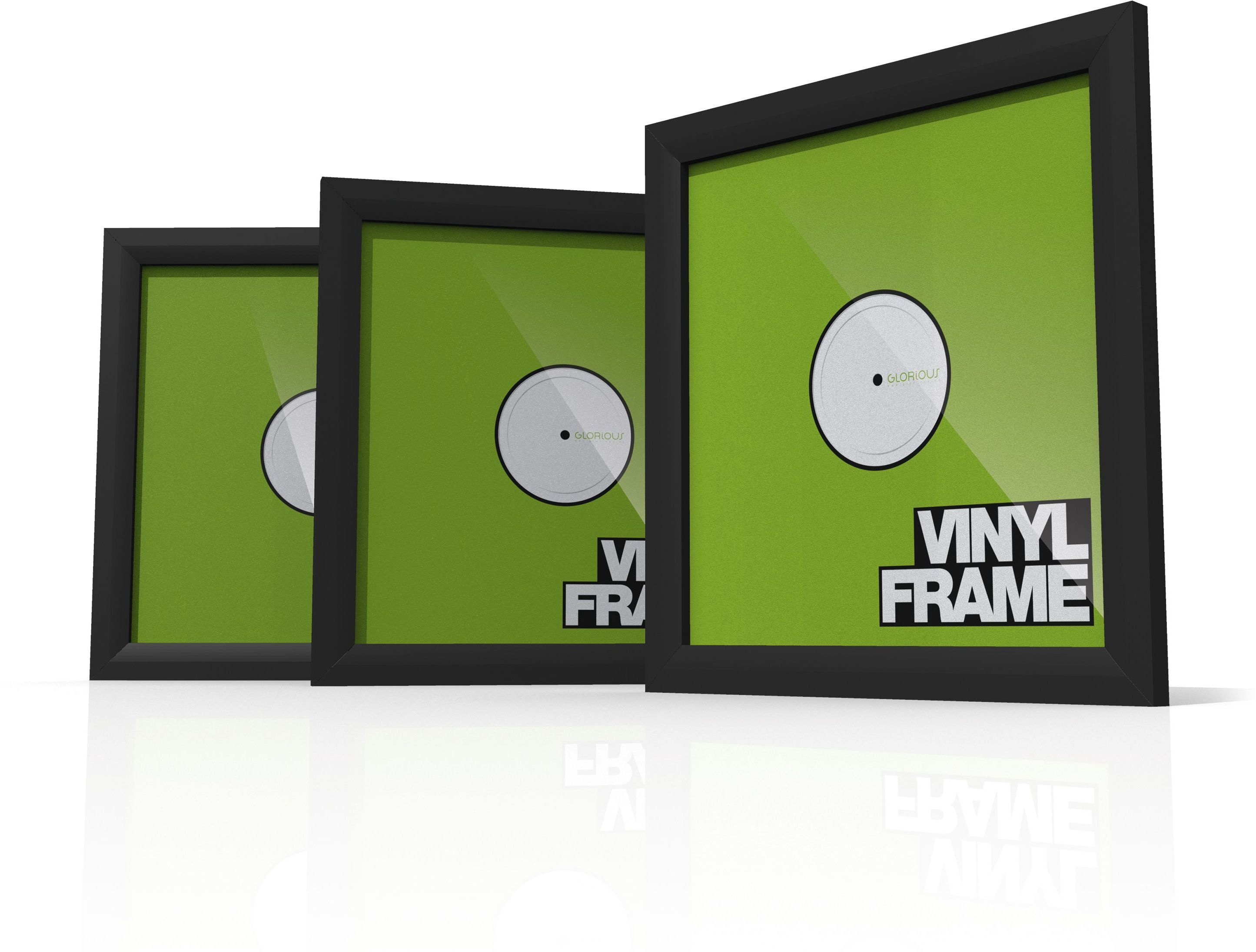 Glorious Dj Vinyl Frame Set 12" Negro - DJMania
