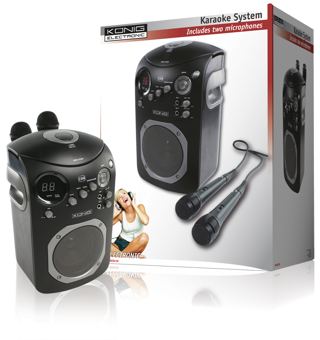 Kit de karaoke con reproductor de CD - DJMania