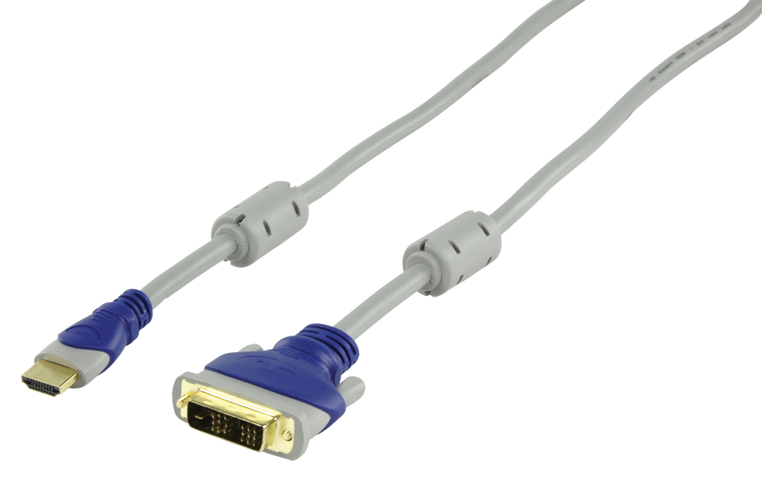 CABLE HQ ESTANDAR HDMI 19P MACHO - DVI-D MACHO - DJMania