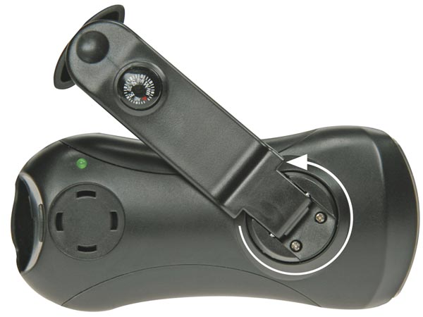 Linterna Dinamo con 5 LEDs - 3 en 1 + Salida USB - DJMania