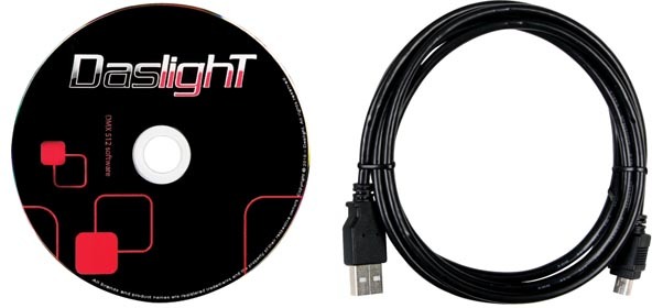 Controlador DMX Virtual DasLight DVC3 128 con interfaz USB-DMX - DJMania