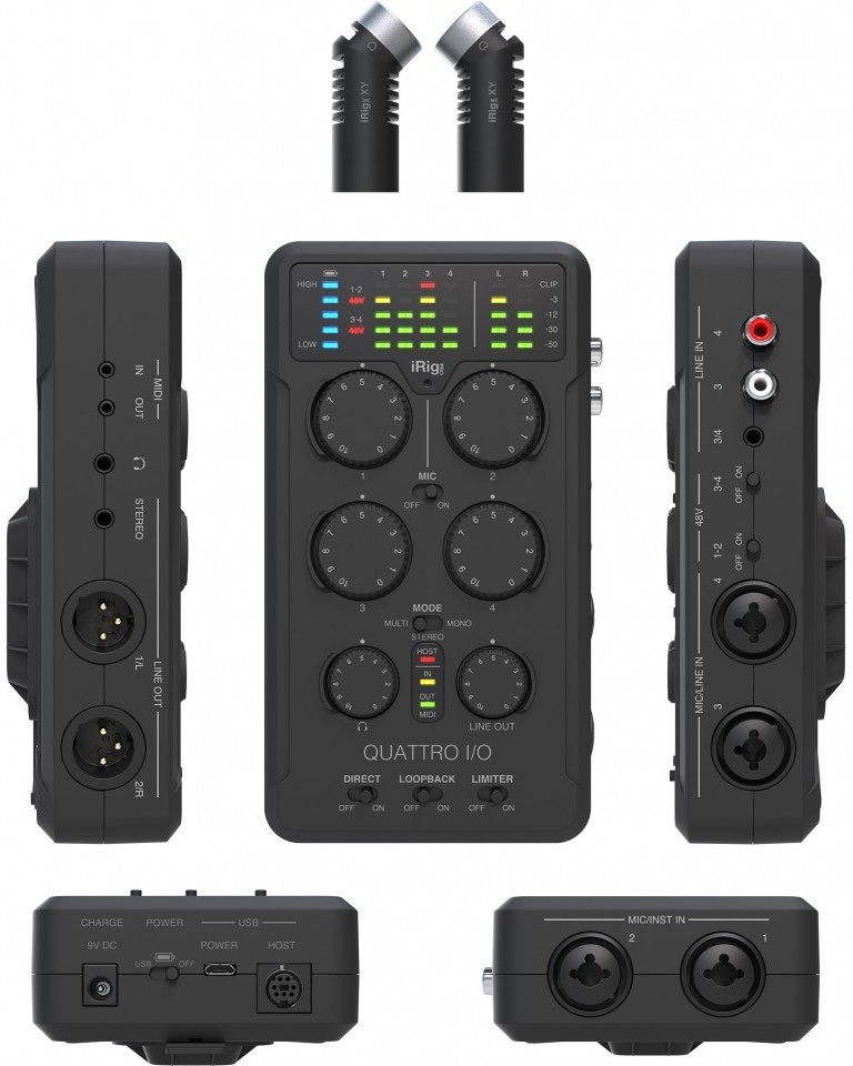 IK Multimedia iRig Pro Quattro I/O Deluxe - DJMania