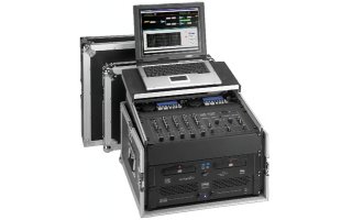 Flightcase 6U Rack 19" - Con soporte portatil - DJMania