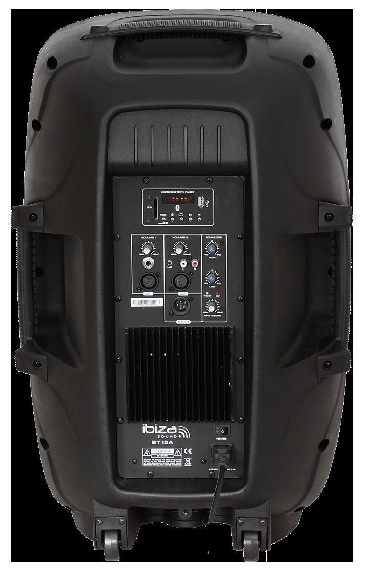 Ibiza BT15A SET - USB / SD & Bluetooth + Micrófono + tripode - DJMania