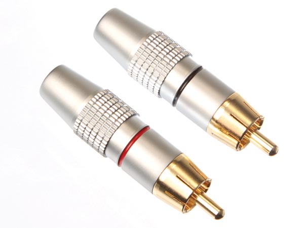 Juego con conectores RCA macho / profesional - DJMania