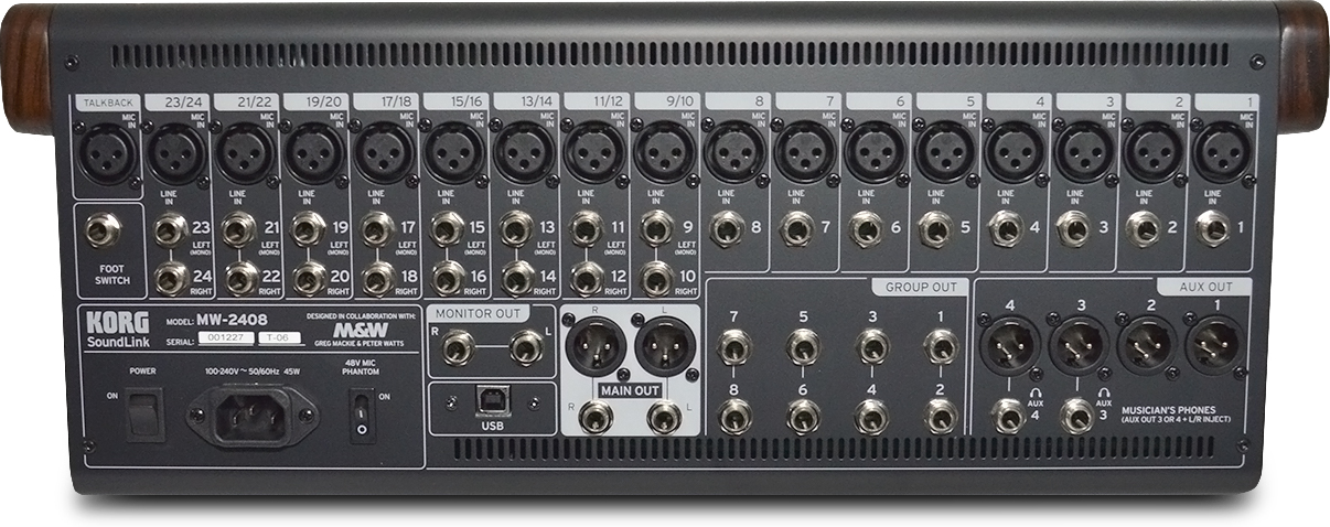 Korg MW-2408 Wooden - DJMania
