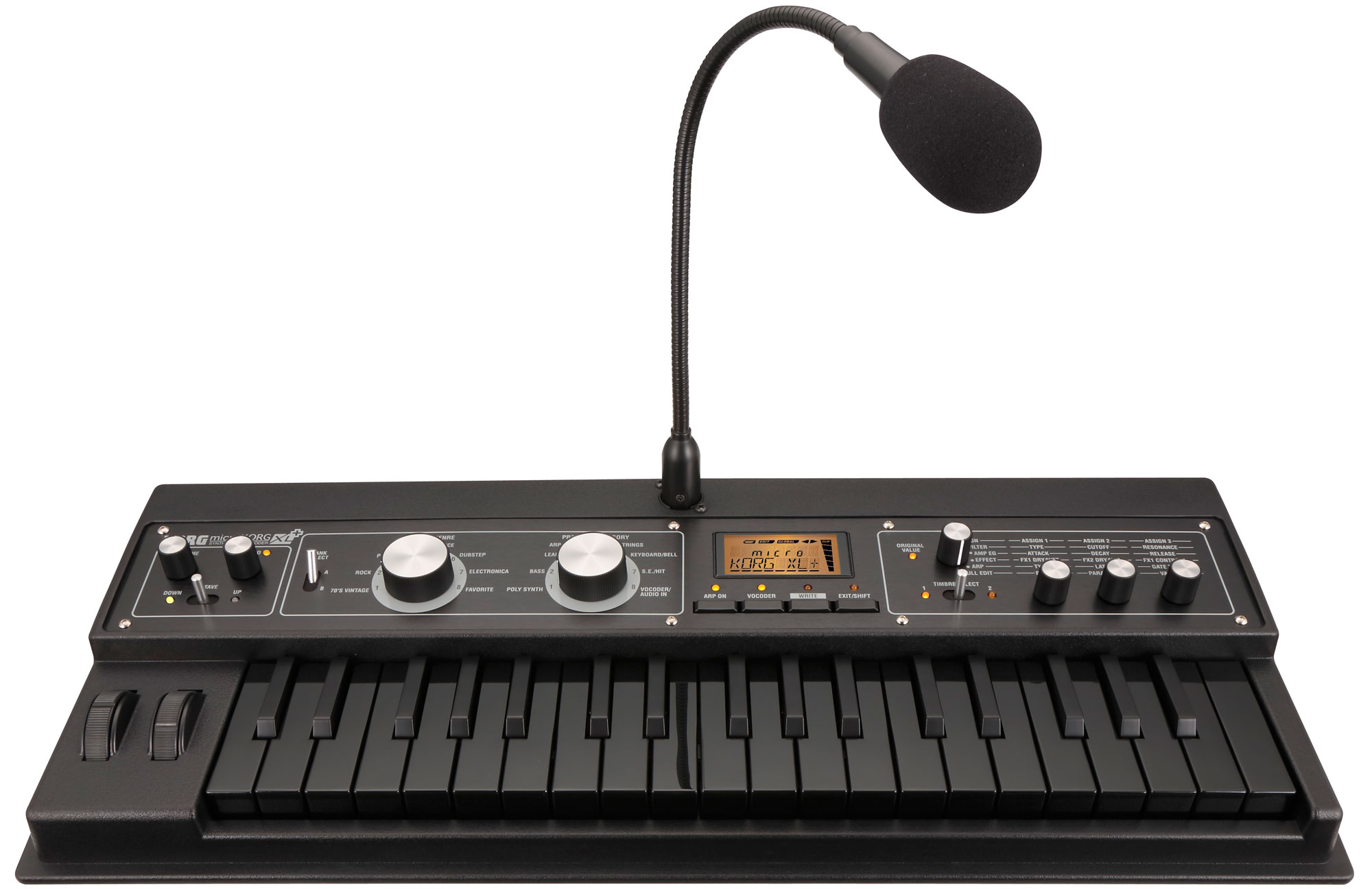 Korg microKORG XL+ Black/ Black - DJMania