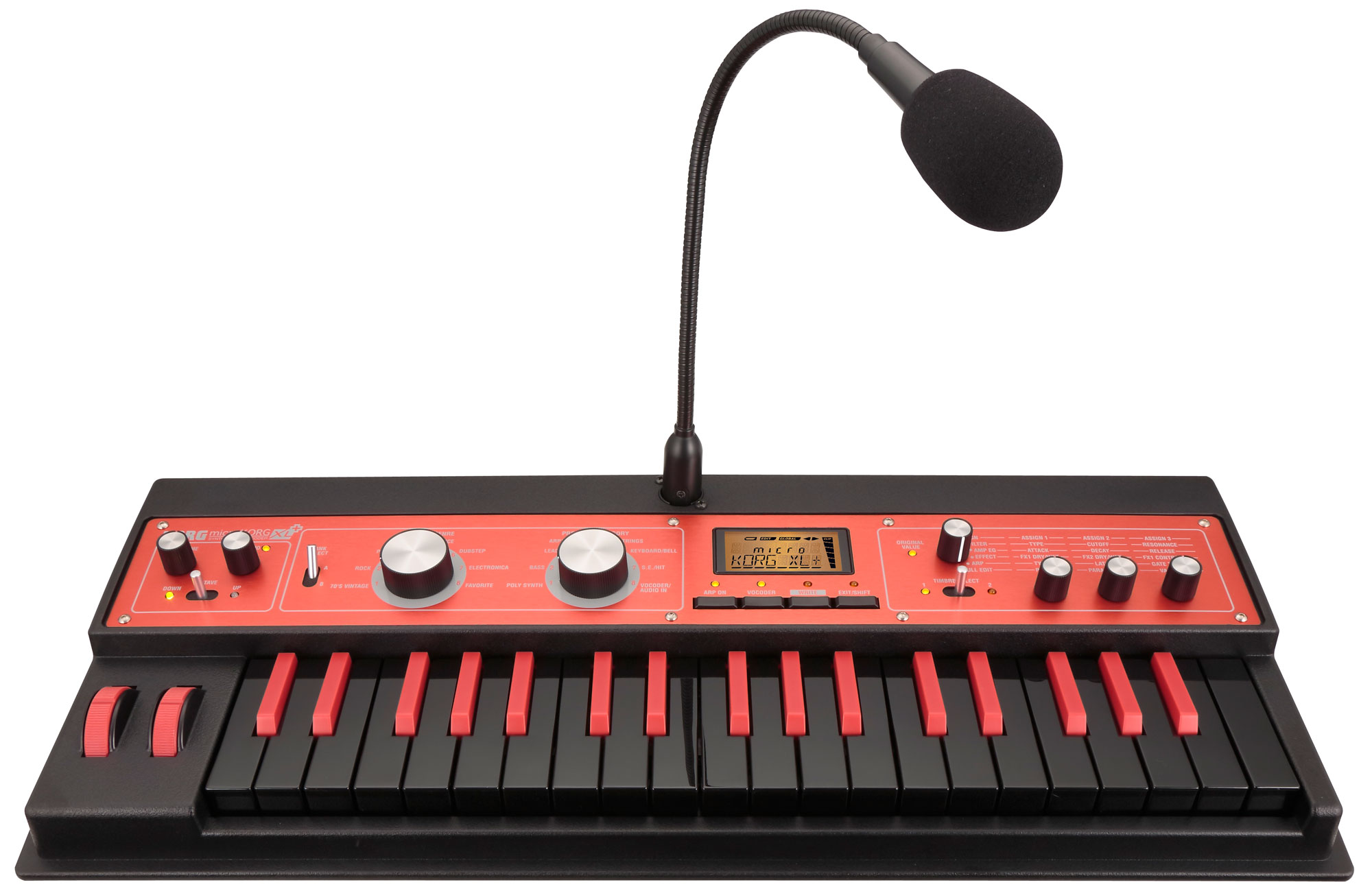 Korg microKORG XL+ Black/ Red - DJMania