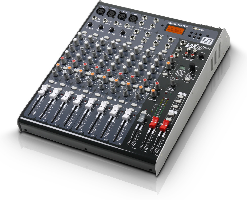 LD Systems LAX 12 D USB - Mesa de Mezclas 12 Canales con DSP y ...
