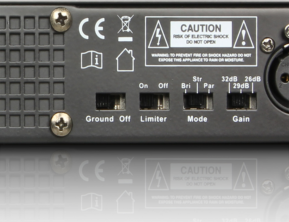 LD Systems XS 700 - Amplificador de PA Class D 2 x 350 W 4 Ohmios - DJMania