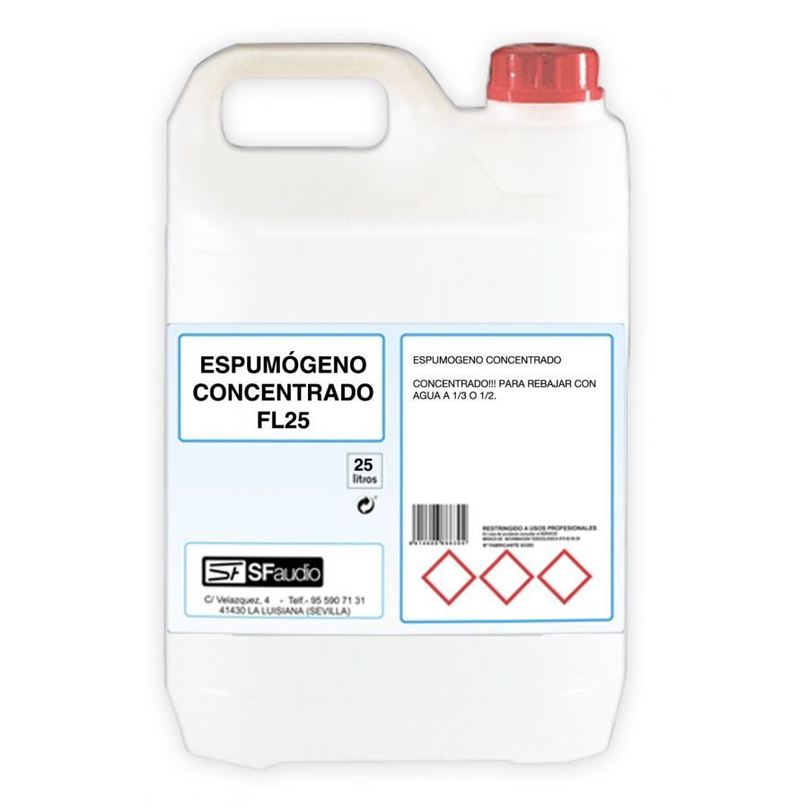 Líquido de espuma concentrado - 25 Litros - DJMania