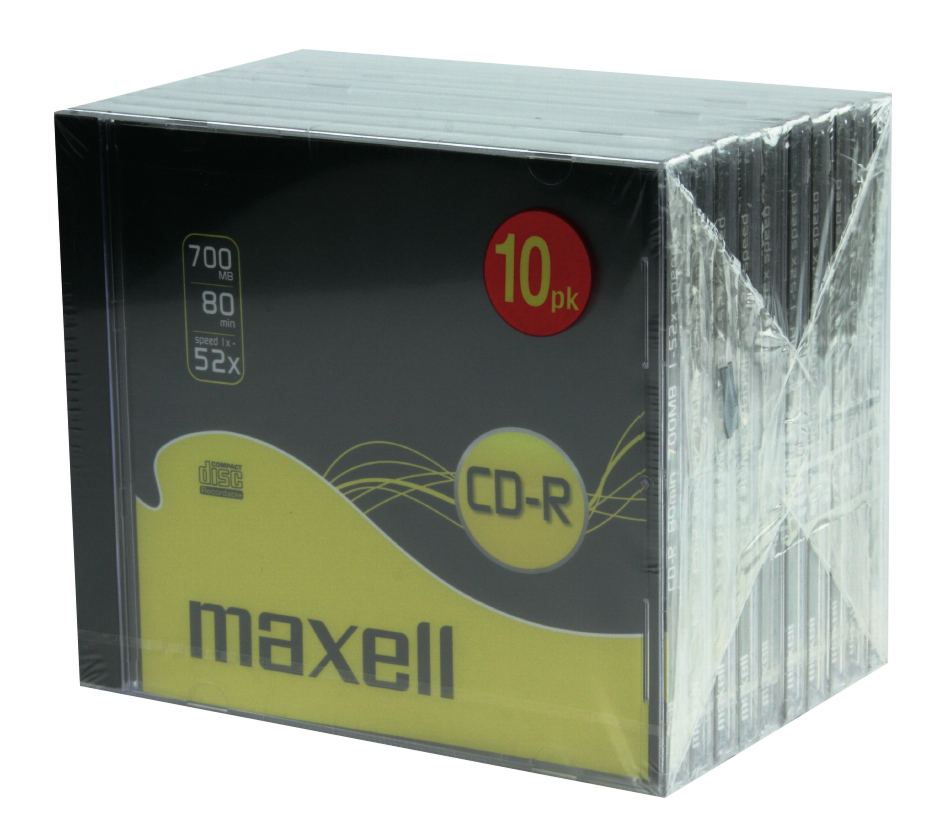 MAXELL CD-R 700MB / Caja 10 CDs - DJMania