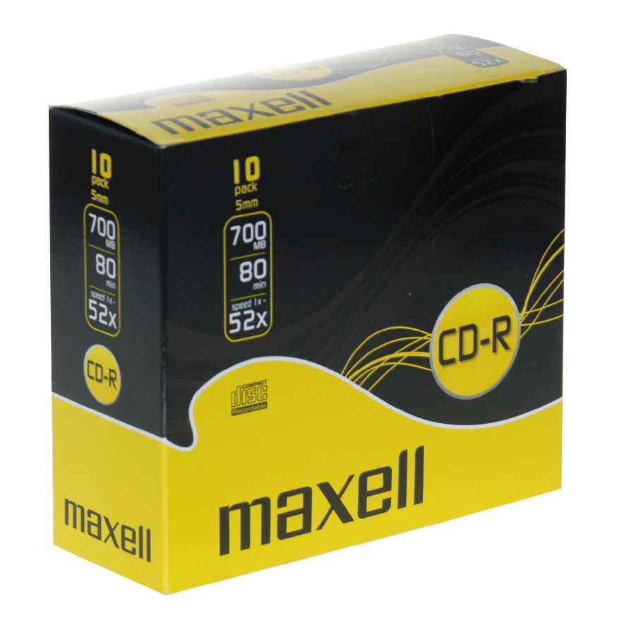 CD-R 700 MB 10 UNIDADES MAXELL - DJMania