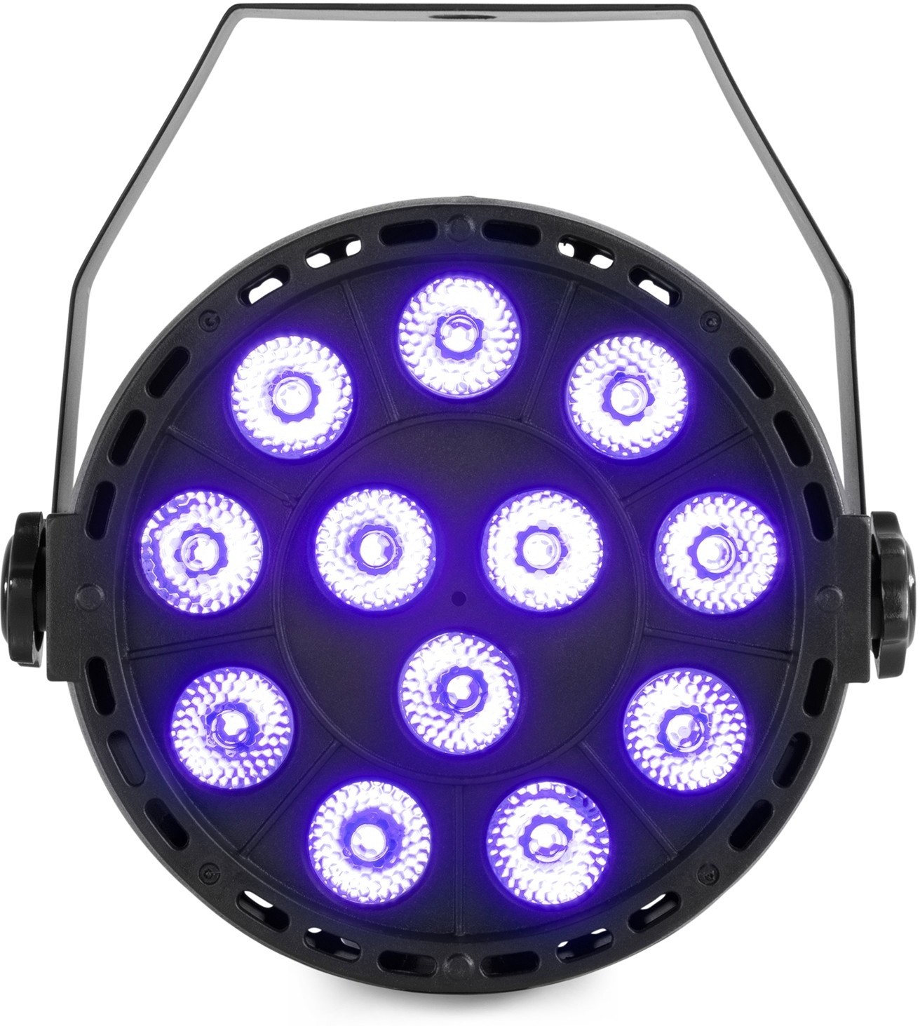 Max Foco PAR Party 12x1W UV DMX - DJMania
