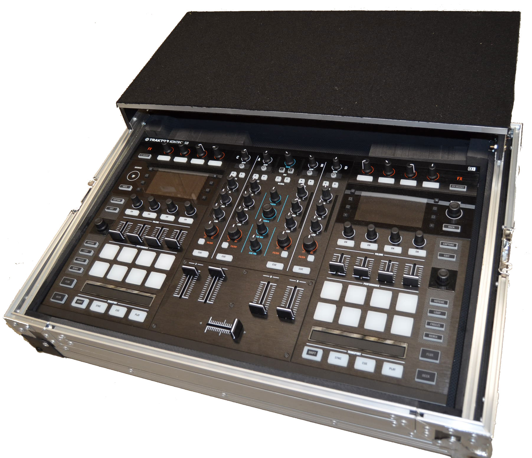 Native Instruments S8 FlightCase laptop - DJMania