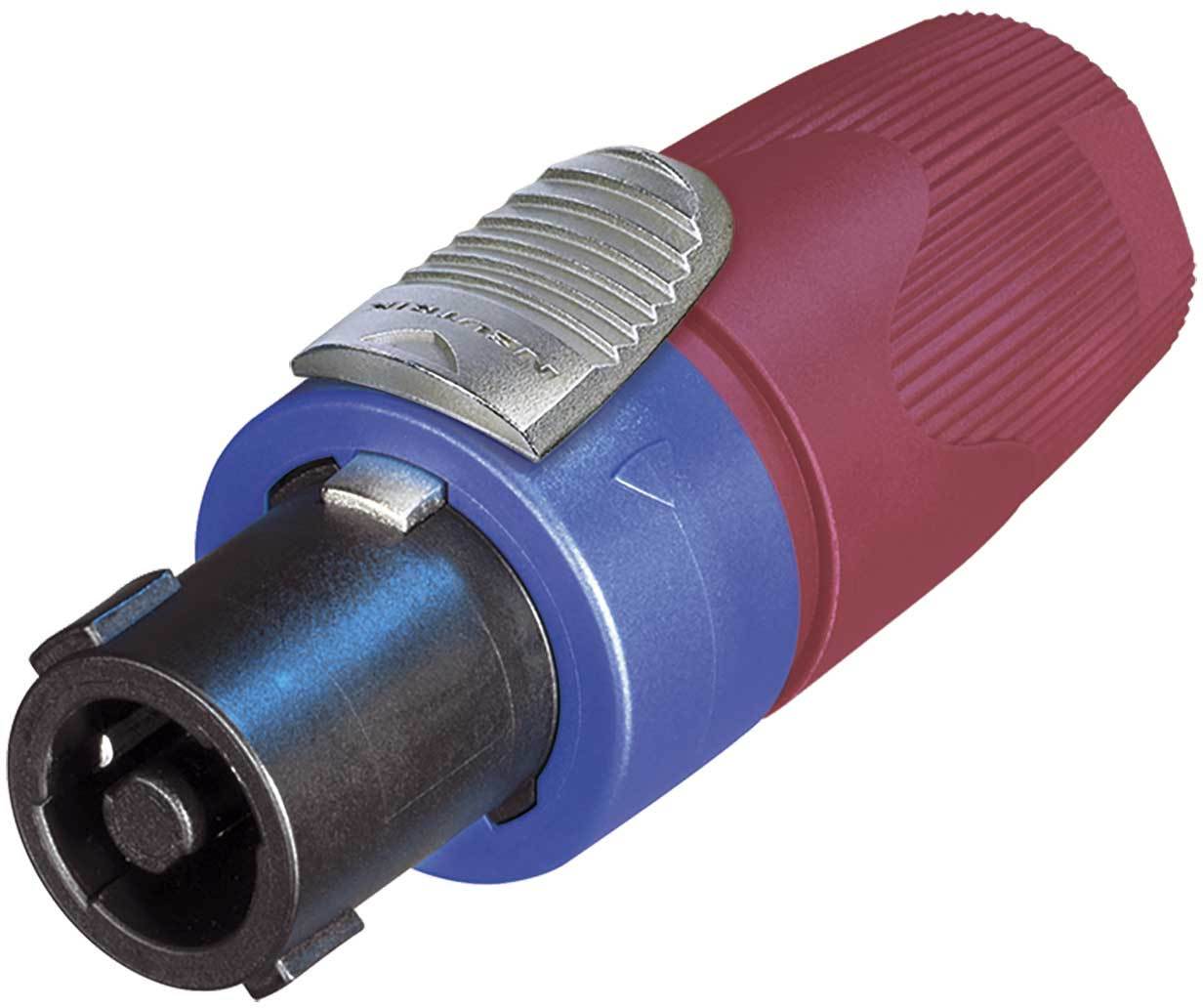 Neutrik NL4 FX-2 - Rojo - SpeakON 4 Polos - DJMania