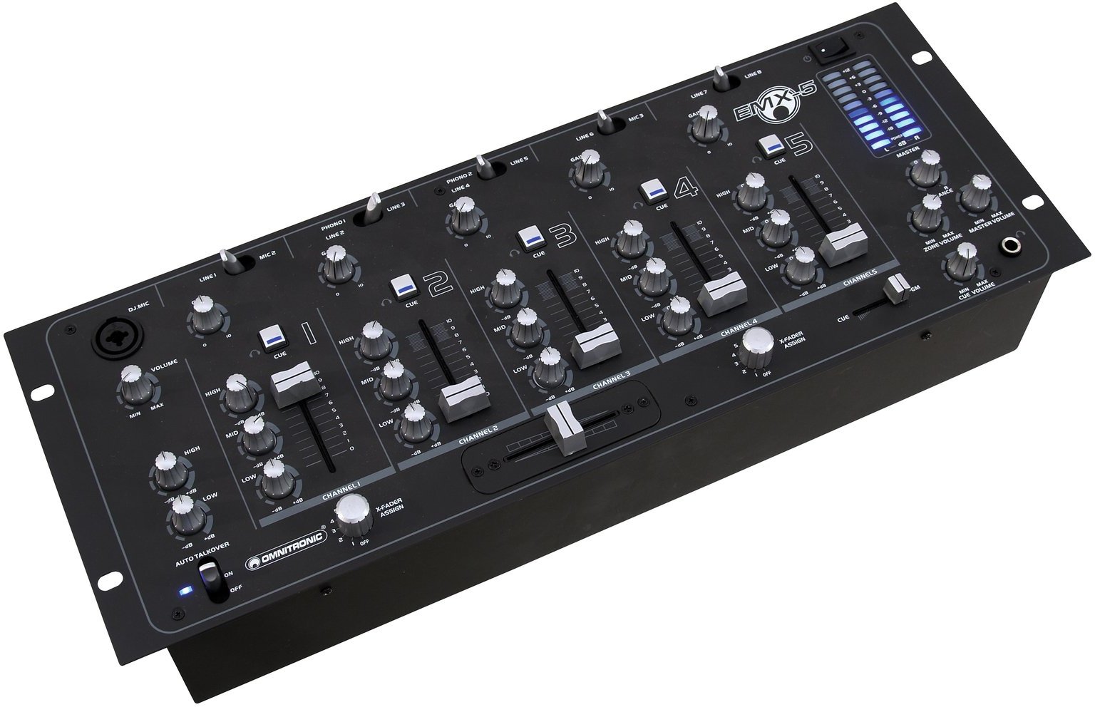 Omnitronic EMX-5 5-Channel Club Mixer - DJMania