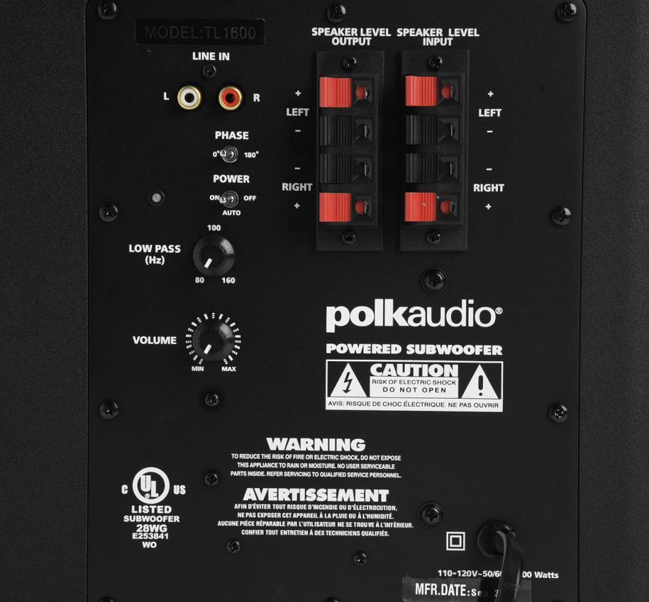 Polk Audio TL 1600 - DJMania