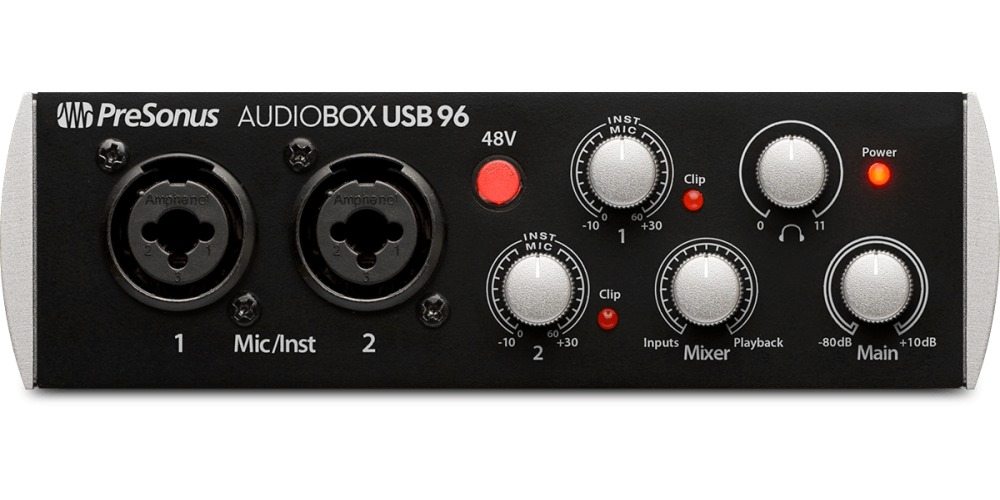 PreSonus AudioBox 2x2 USB 96K - Negro - DJMania