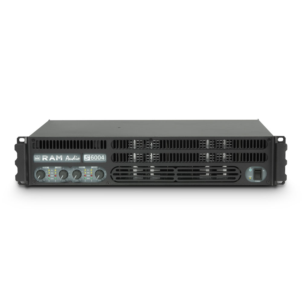 Ram Audio S 6004 GPIO Amplificador de PA 4 x 1440 W 2 Ohmios con Módulo ...